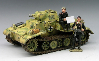 KING & COUNTRY WS108 - WWII GERMAN PANZER MK. 1 AUSF F TANK & CREW - 1/ ...