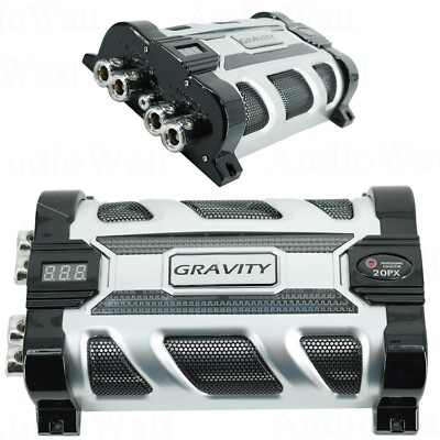 Gravity Pro Car Audio 20 Farad Capacitor UP 10000 Watts Power 12V Car Digital | eBay