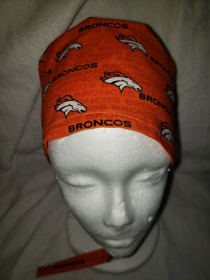 DENVER BRONCOS Handmade SURGICAL SCRUB CAPS | eBay