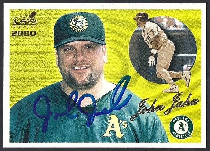 2000 Pacific Aurora #106 John Jaha IP autograph signed card | eBay