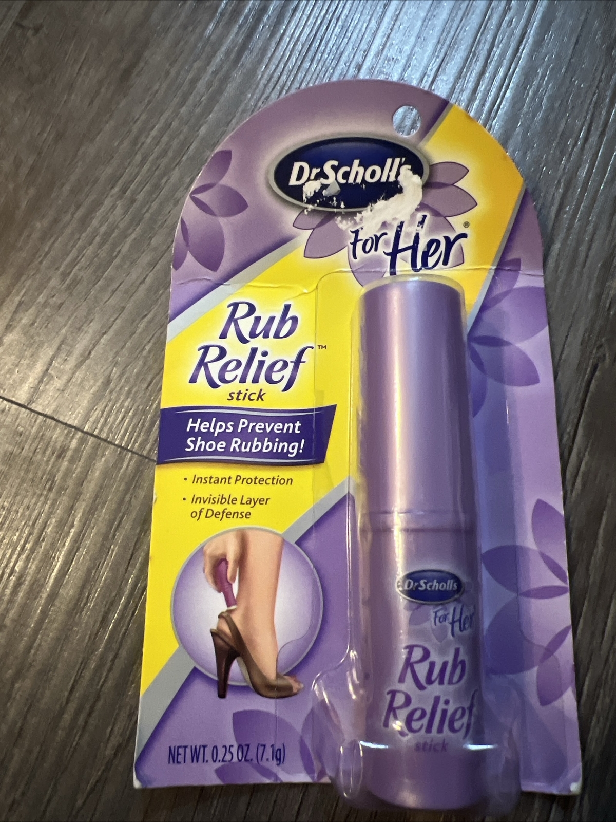4x Dr. Scholl's for Her Rub Relief Sticks to Prevent Shoe Rubbing Heel ...