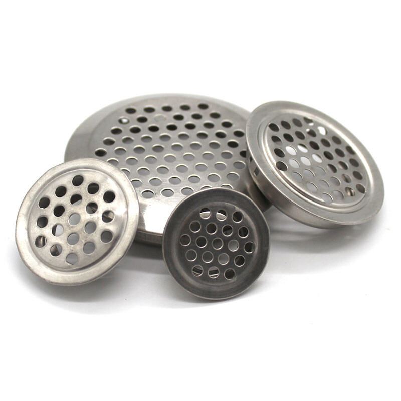 Round Air Vent Grille Wardrobe Cabinet Metal iron Ventilation Plugs ...