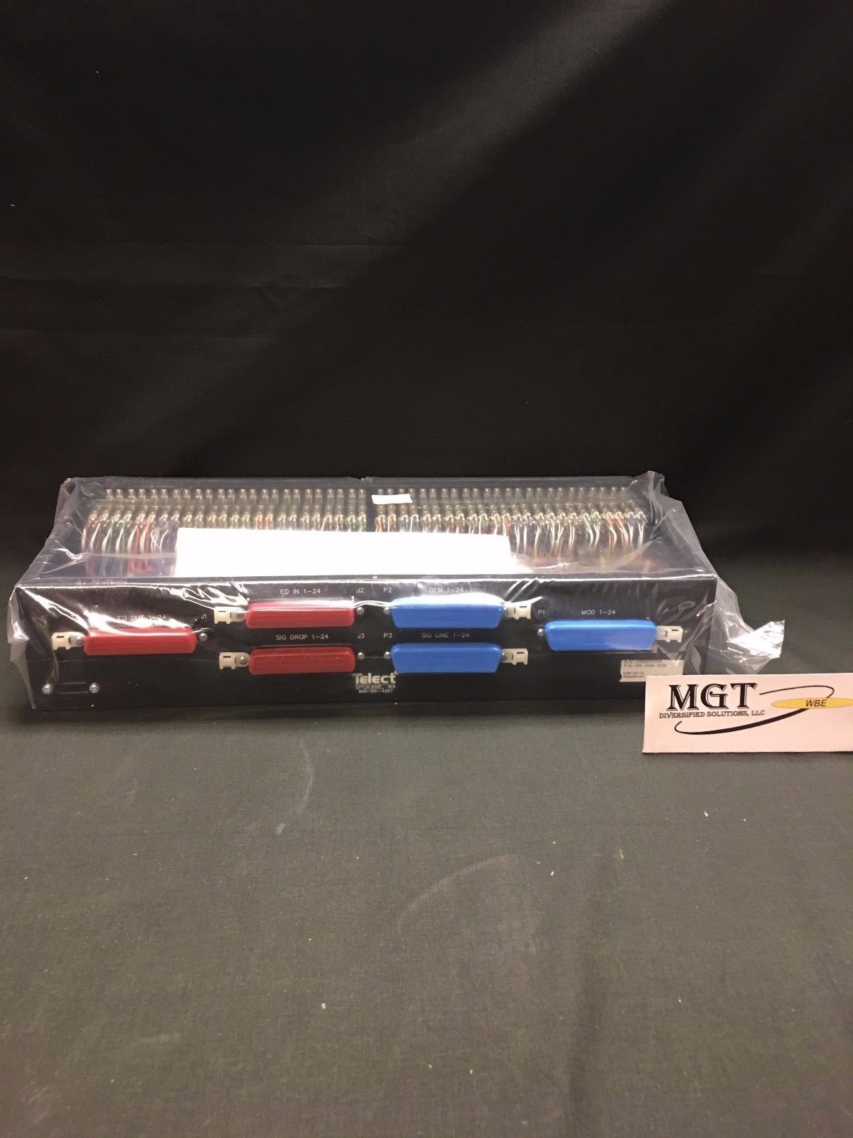 TELECT / 020-0049-0000 / W-24 CIRCUIT HINGED JACKFIELD PANEL | eBay