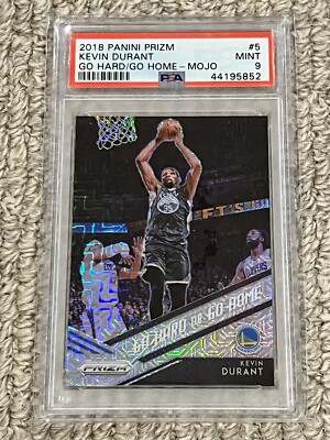 2018-19 Panini Prizm Go Hard/Go Home Mojo /25 - Kevin Durant #5 ...