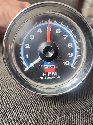 Mopar Blue Line Rpm tachometer dodge chrysler plymouth tach Direct ...