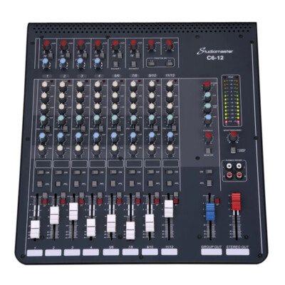 Studiomaster C6-12 Compact Audio Mixer 12 Channel Mixing Desk | eBay