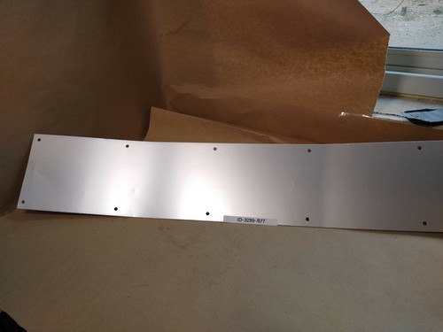 NEW Rockwood K1050 STAINLESS STEEL 8" x 36" Door Protection Kick Plate ...