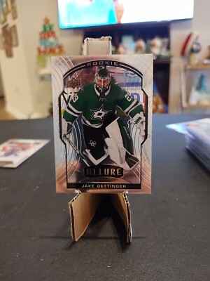 Jake Oettinger ROOKIE CARD 2020-21 Upper Deck Allure #91 Dallas Stars ...
