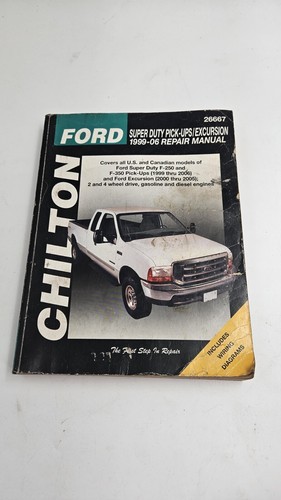 Ford F250 F350 Chilton Shop Service Repair Manual Book | Haynes ...