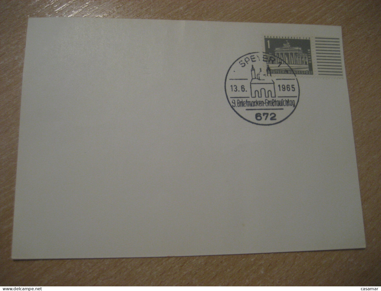 Speyer 1965 Big Exchange Day Cancel Card Germany | eBay