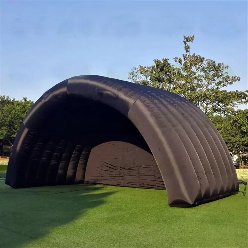 Black Giant Inflatable Stage Tent Air Roof Cover Outdoor Stage Cover ...