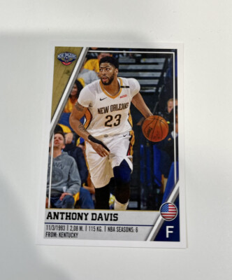 2018-19 NBA Panini Stickers Anthony Davis #322 🔥 New Orleans Pelicans ...