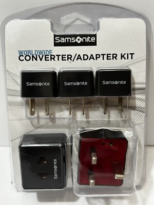 Open Box Samsonite Converter/Adapter Plug Kit International World ...
