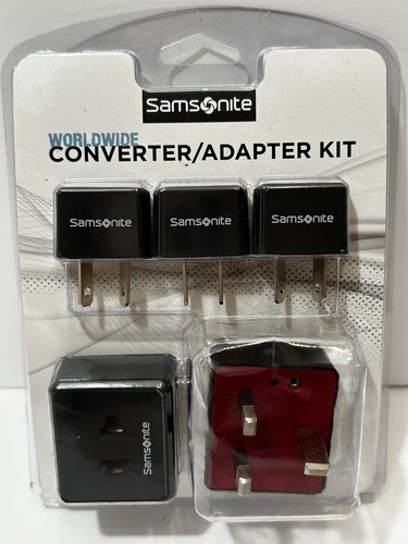 Open Box Samsonite Converter/Adapter Plug Kit International World ...