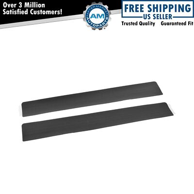 OEM Door Opening Sill Scuff Plate Charcoal Black LH or RH Pair Set for ...