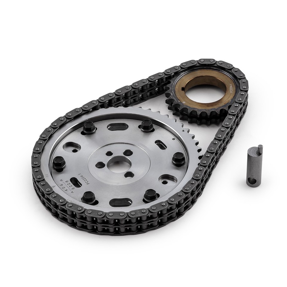 Chevy BBC 454 Double Roller 2pc Adj Billet Steel Timing Chain Kit | eBay