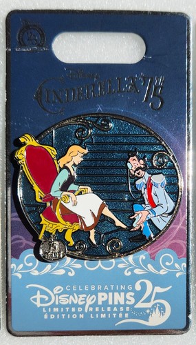Disney Cinderella 75th Anniversary Glass Slipper with the Grand Duke LR ...