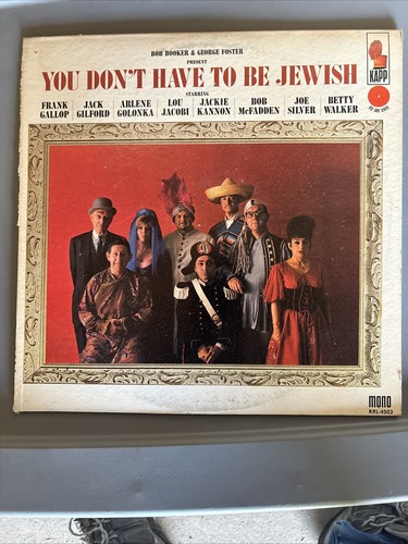 YOU DON'T HAVE TO BE JEWISH 1965 KAPP RECORDS MONO LP COMEDY NM | eBay