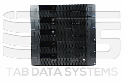 EMC Isilon X210 240TB SED Cluster - 5x 48TB Nodes (12x 4TB SED HDD ...
