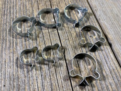 VINTAGE BIKE BICYCLE SHIFTER BRAKE CABLE CLAMPS CLAMP KIT 25.4MM 1 INCH ...