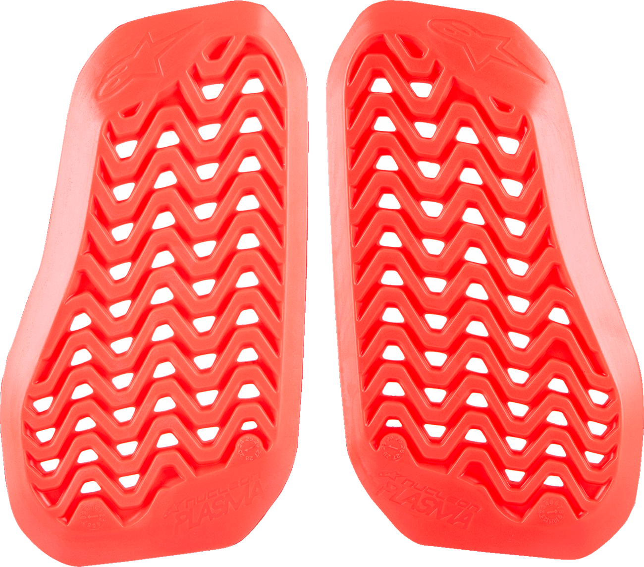 ALPINESTARS Nucleon Chest Protector Divided Inserts - Red - Large ...