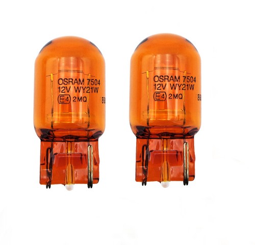 2x osram 7504 WY21W T20 12V21W AUTO car Turning Signal light amber lamp ...