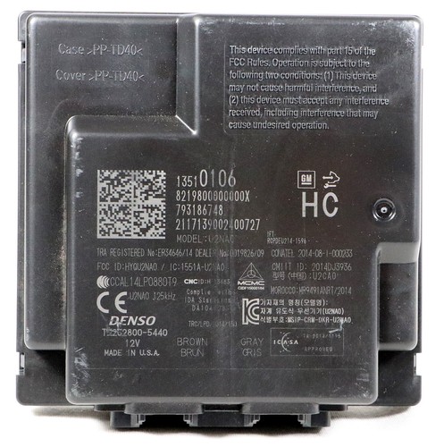 2017-2019 Camaro SS ZL1 1LE Keyless Entry Control Module USED OEM GM ...