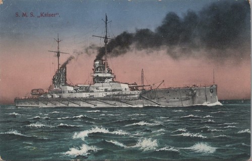 Postcard Ship SMS Kaiser | eBay