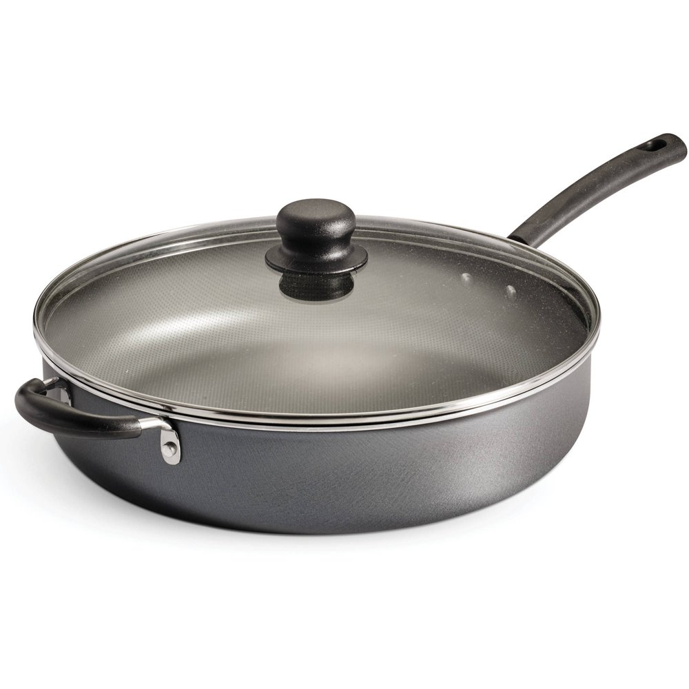 Primaware 5 Quart Non-Stick Covered Jumbo Cooker Heat and Shatter ...