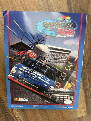 Jeff Gordon + Ray Evernham Signed Autographed 1997 Daytona 500 Program ...