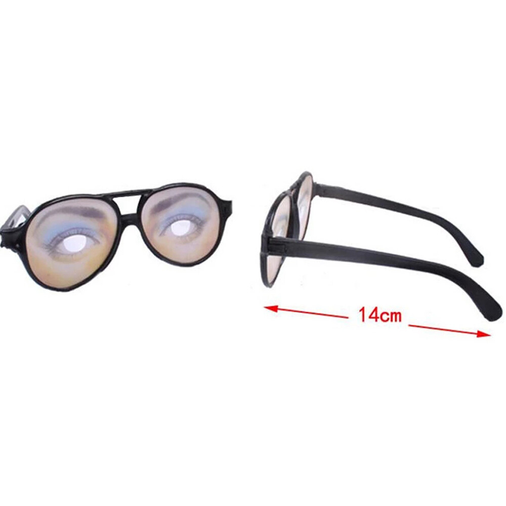 HALLOWEEN PARTY Joke Toy Funny Glasses Fake Novelty Gag Prank Eye Ball ...