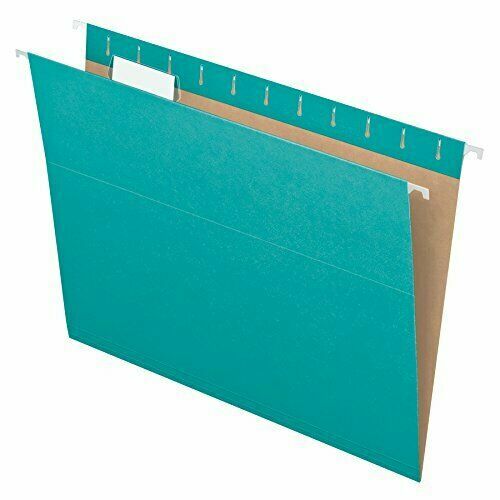 Pendaflex Recycled Hanging Folders Letter Size - Aqua (81616) for sale ...