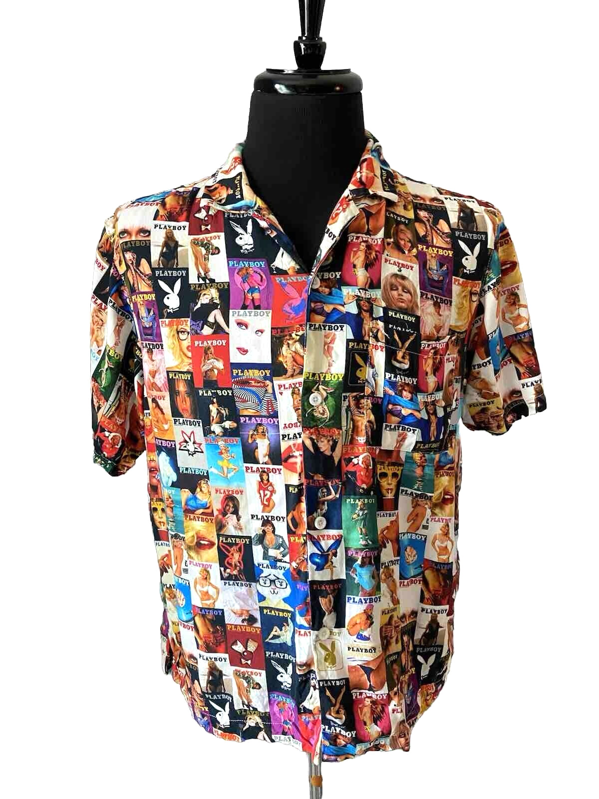 Vintage Playboy Shirt Centerfold Magazine Covers 90s … - Gem