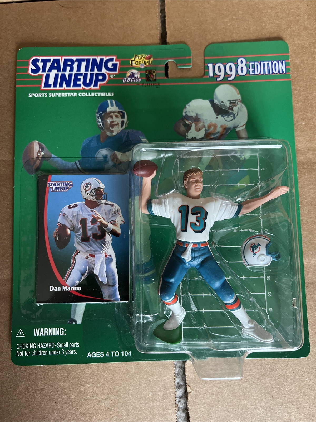 1998 DAN MARINO Miami Dolphins NFL Starting Lineup University of ...