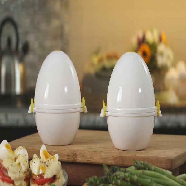 Microwave Egg Cooker - Egg Pod that Perfectly Cooks Eggs and Detaches ...
