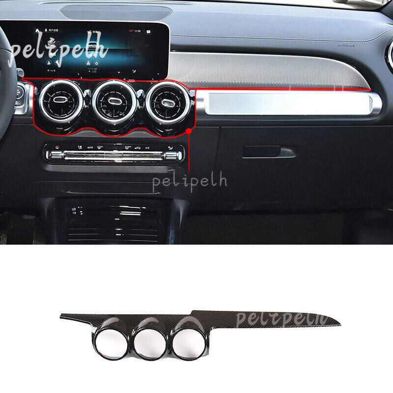 For Benz GLB W247 2020-23 ABS Carbon Fiber Central Console Instrument ...