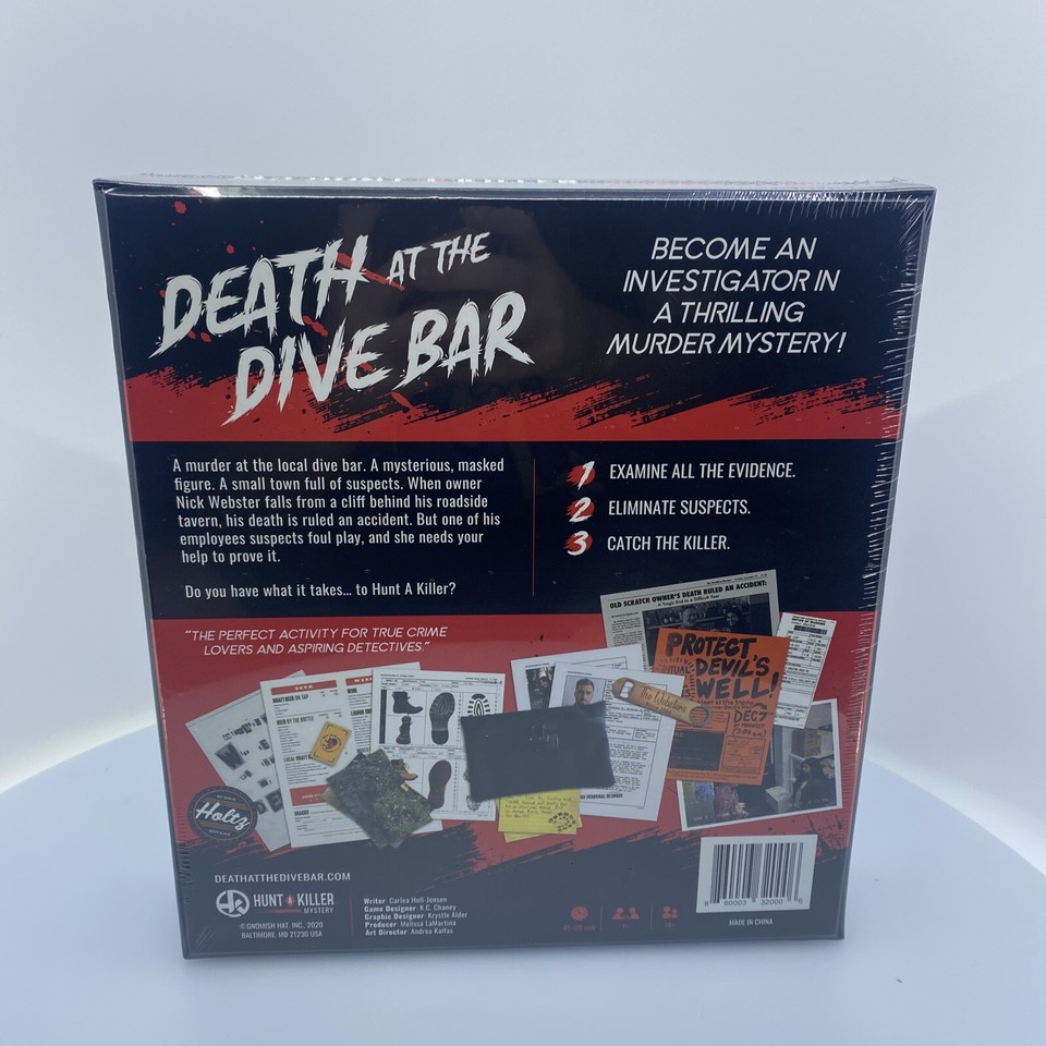 Death at The Dive Bar Immersive Murder Mystery Game complete ...