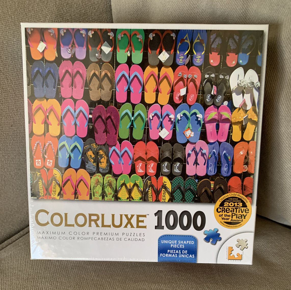 Colorluxe Puzzle 1000 Pieces Flip Flops Creative Play Award 19 X 27 in ...