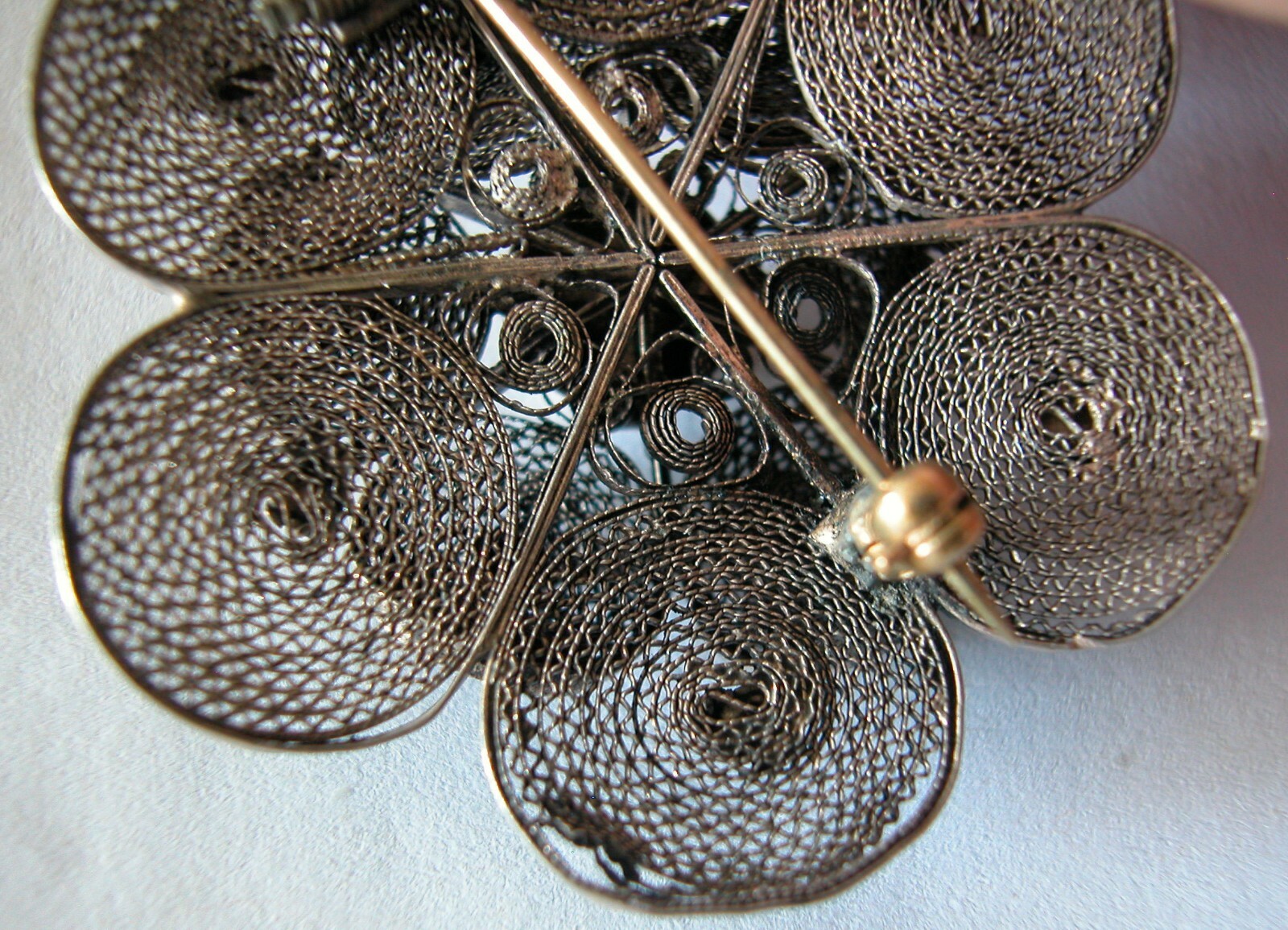 Israel-Palestine-A Fine Vintage Hand Made Silver Fili… - Gem