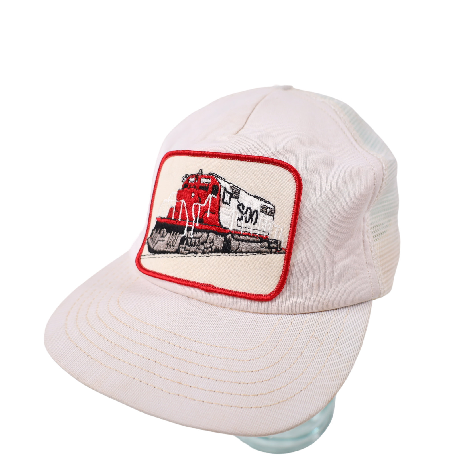 Vintage SOO Line Railroad Locomotive Train Patch Mesh… - Gem