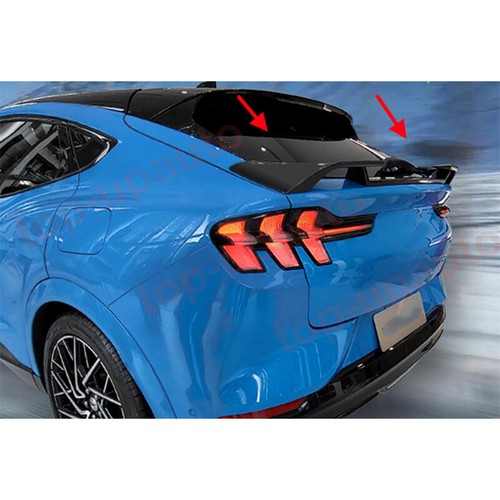 For 2021-2023 Ford Mustang Mach-E Gloss black Rear Trunk Spoiler Wing ...