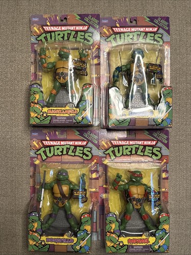 TMNT Teenage Mutant Ninja Turtles Classic Collection Figures Set of 4 ...