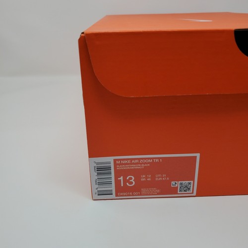 Nike Air Zoom TR1 Black Anthracite Men's Size 13 DX9016-001 | eBay