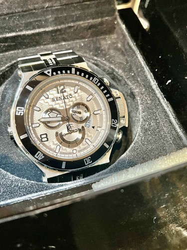 Renato Beast Grand Diver Mens Watch, beautiful Silver Dial rare! | eBay