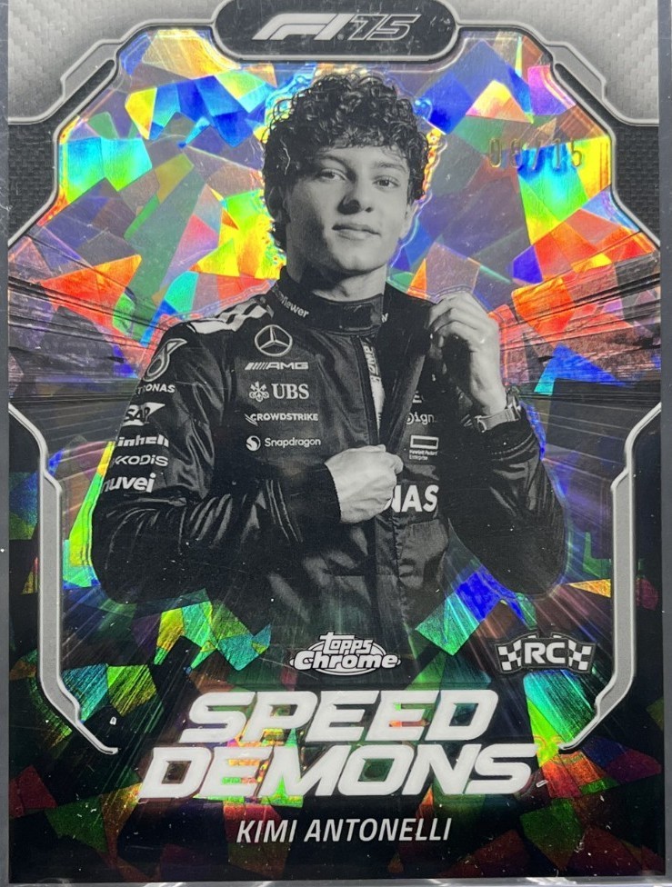 2025 Topps Chrome Sapphire Edition Formula 1 - Speed Demons Andrea Kimi ...