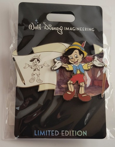 WDI Off the Page Pinocchio Disney Pin MOG LE 300 | eBay