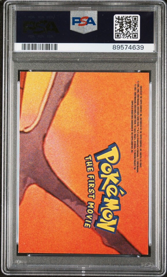 PSA 6 Sticker Card TOPPS Pokémon The First Movie Pikachu Raichu 1999 | eBay