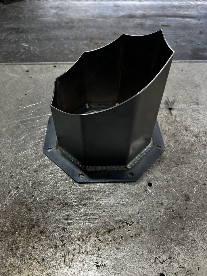 6 INCH OCTAGON EXHAUST HOOD STACK DIESEL STACK DURAMAX POWERSTROKE ...
