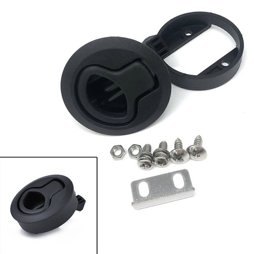 2" Flush Pull Slam Latch for Boat Deck Hatch 1/4" Door Locking without ...
