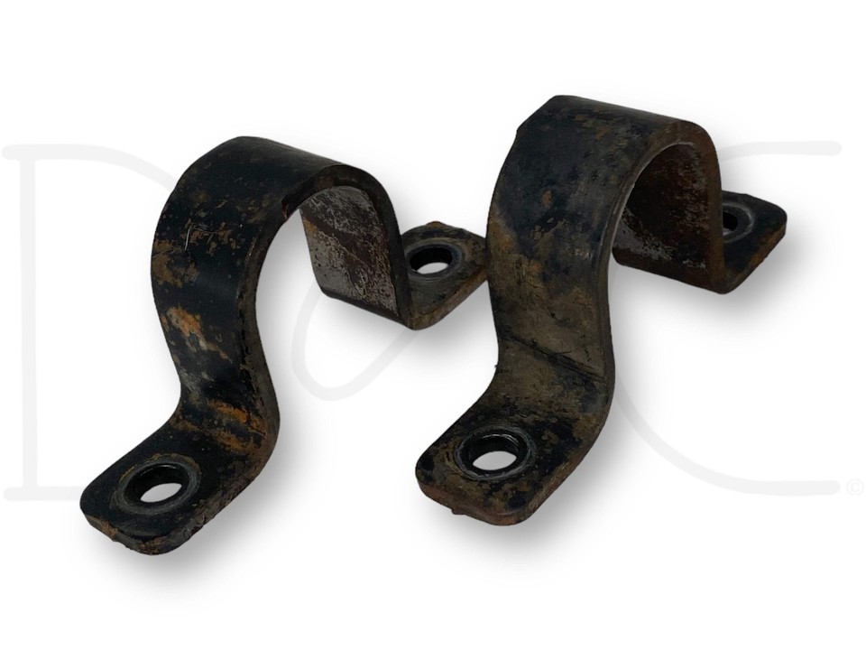 99-04 Ford F250 F350 4X4 Front Axle Sway Bar Bushing Brackets Bracket ...